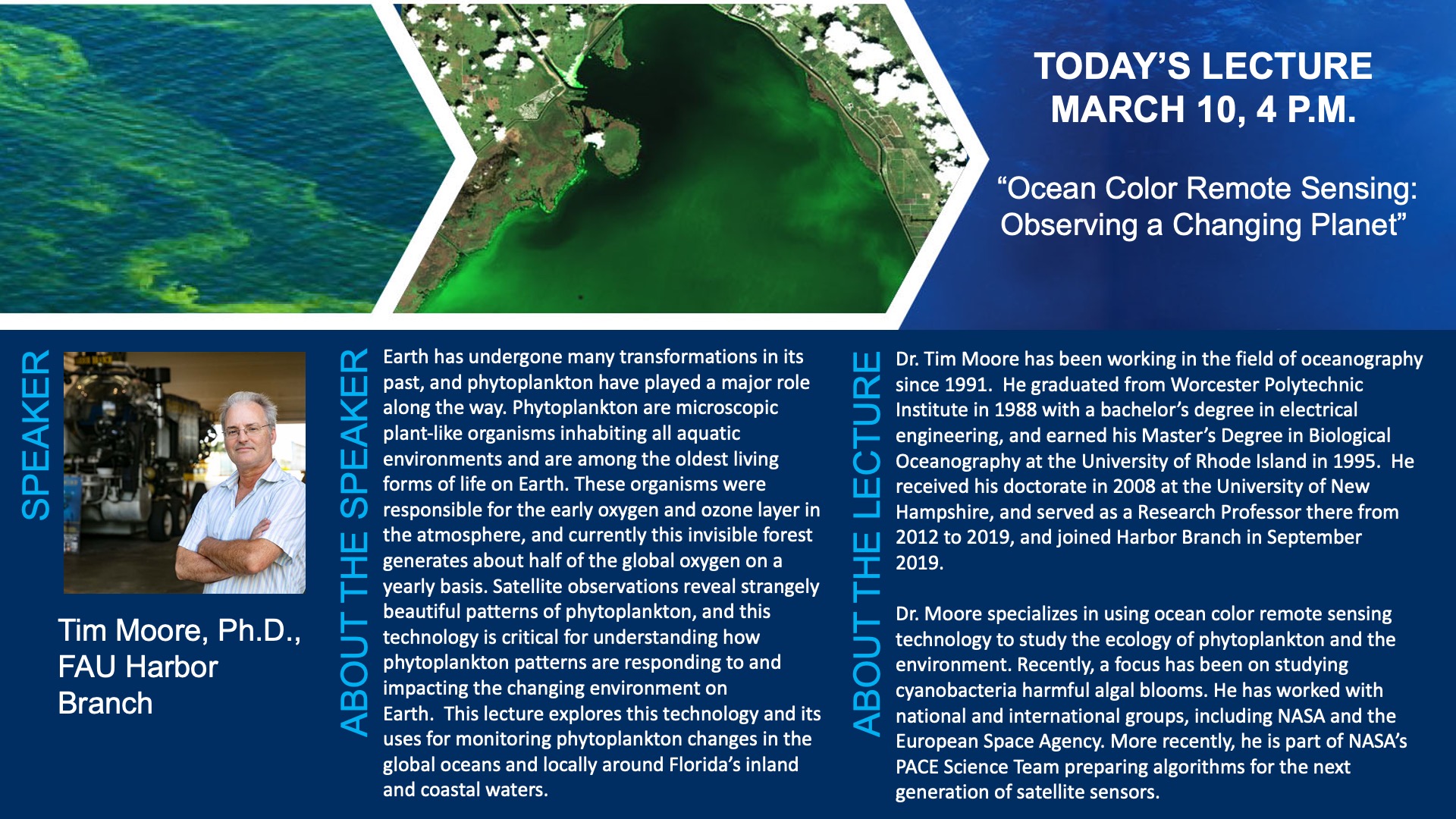 Ocean Science Lecture Series | Florida Atlantic University