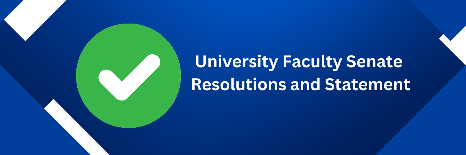 University Faculty Senate Resolutions | Florida Atlantic University